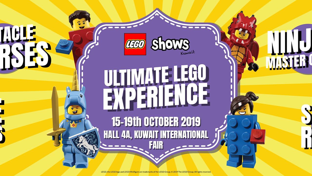 LEGO SHOWS in Kuwait from 15th till 19th October 2019 at Kuwait ...