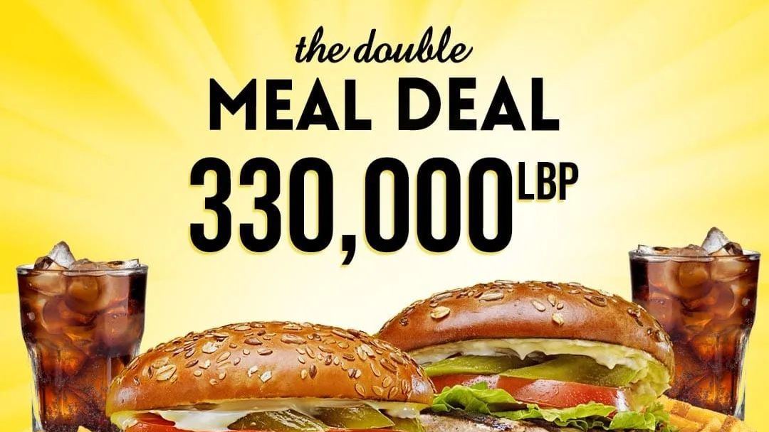 Classic Burger Joint The Double Meal Deal Limited Offer | Daleeeel.com